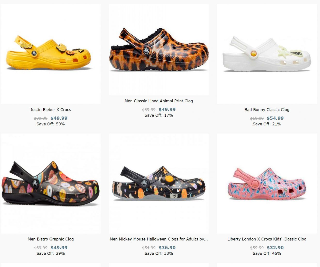 pous.shop online fake Crocs shoes - Fakes, Scams and frauds of Internet