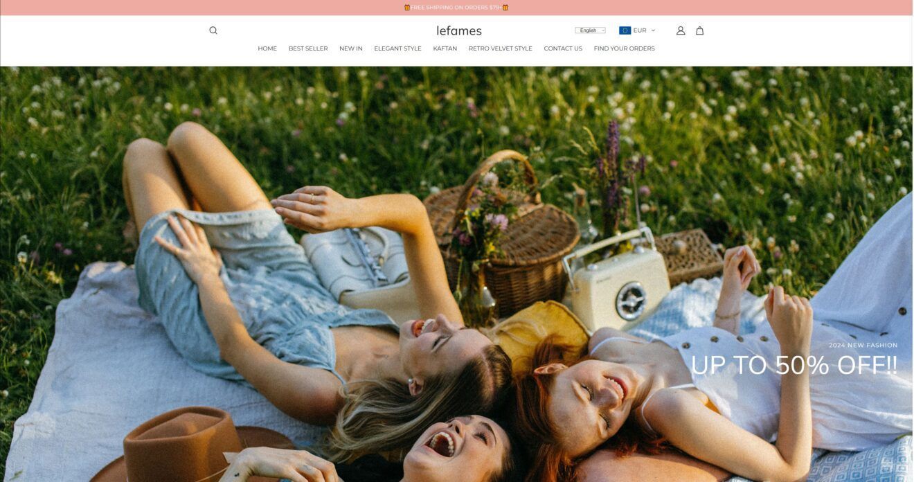 lefames.com tienda online dudosa moda - Fakes, tiendas dudosas, phishing...